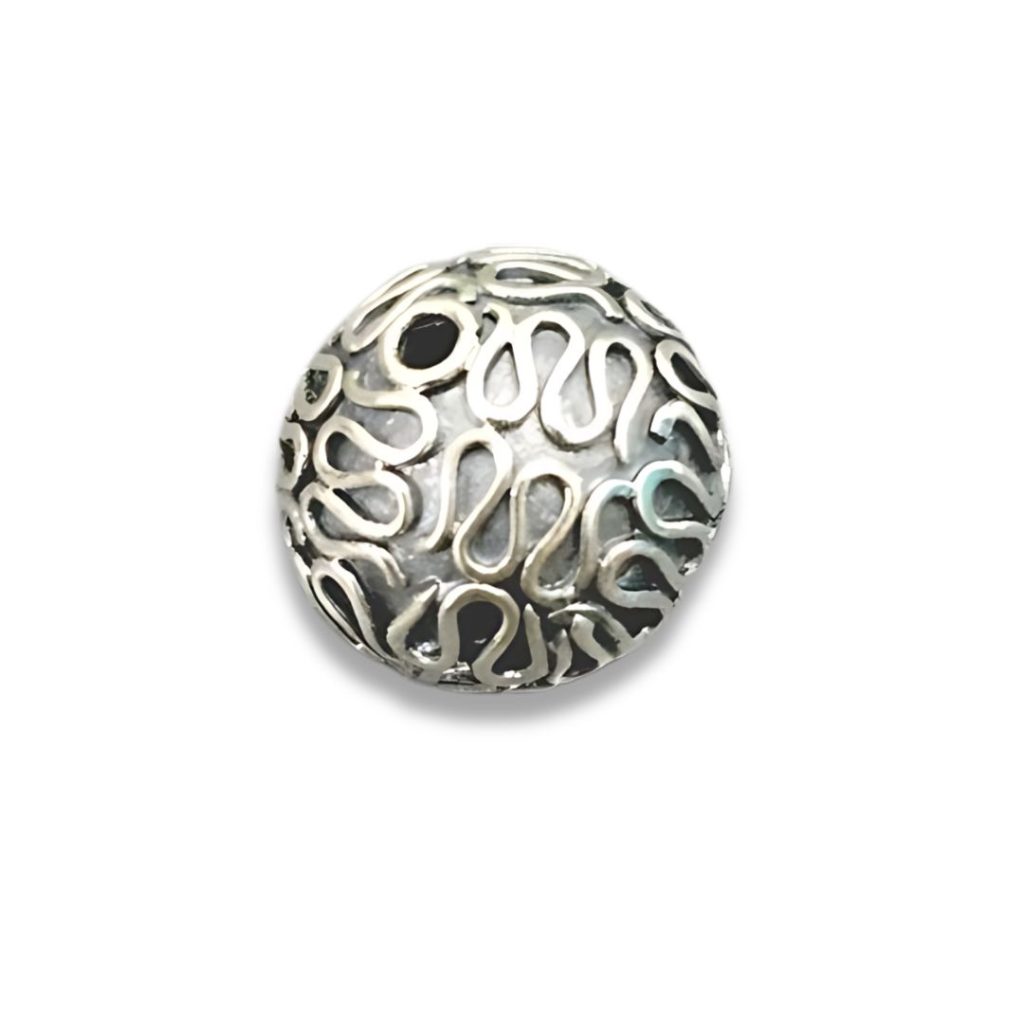 Bali Round Brass Beads – Silver & Gold Plated Options | Plasabali